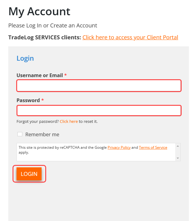 How to Login to TradeLog – TradeLog Software