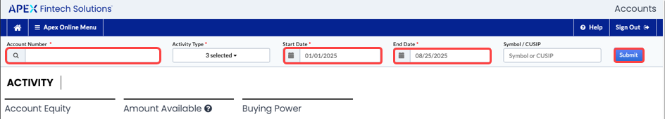 Importing from a CSV File - APEX Clearing – TradeLog Software