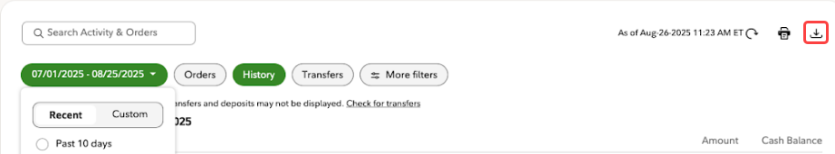 Importing from a CSV File - Fidelity – TradeLog Software