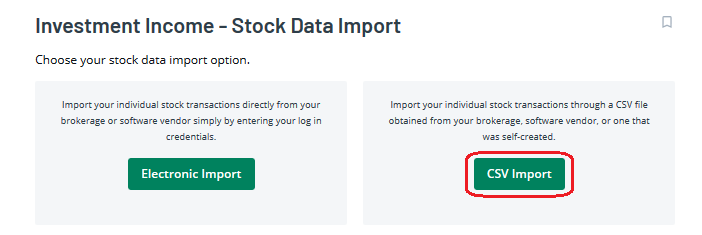 Import Data into TaxACT® – TradeLog Software