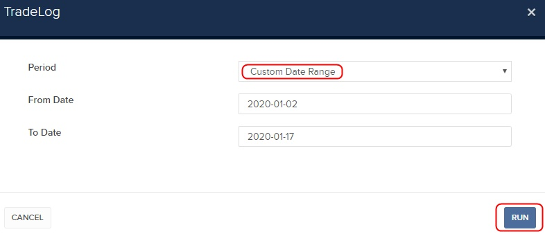 Importing from a TLG File - Interactive Brokers – TradeLog Software